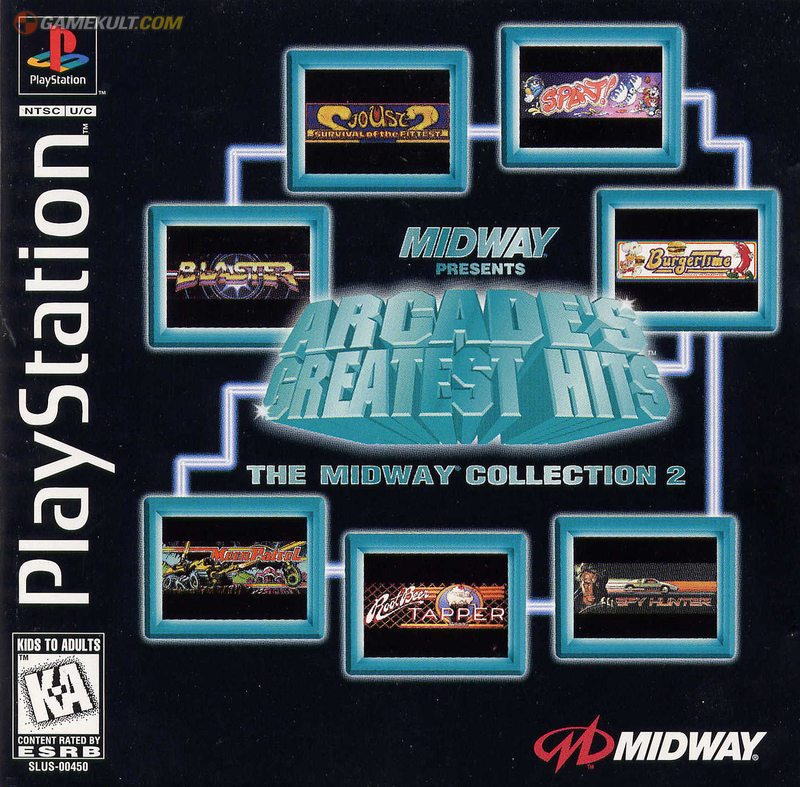 ARCADE'S GREATEST HITS - THE MIDWAY COLLECTION 2 (NTSC-U) - FRONT