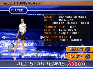 ALL STAR TENNIS 2000 - (PAL)