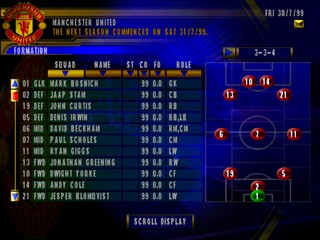 THE F.A. PREMIER LEAGUE FOOTBALL MANAGER 2000 - (PAL)