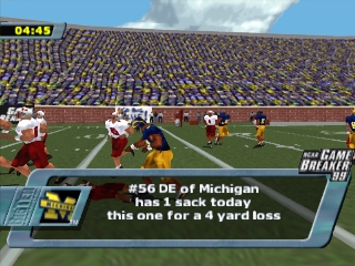 NCAA GAMEBREAKER 99 - (NTSC-U)